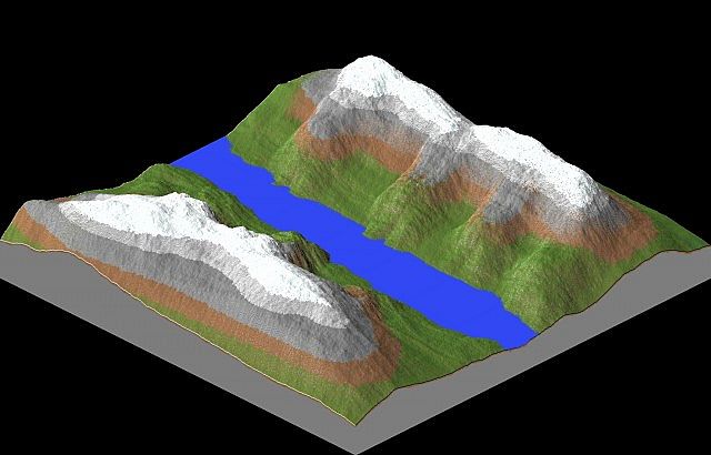 The Valley (custom terrain) Minecraft Map