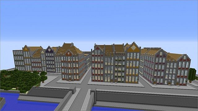 Dutch Style Neighbourhood Minecraft Map