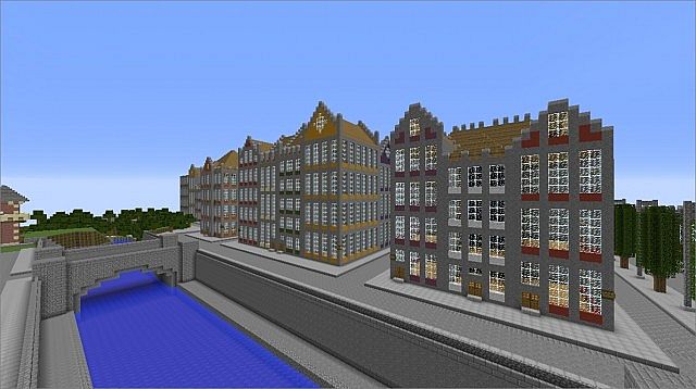 Dutch Style Neighbourhood Minecraft Map