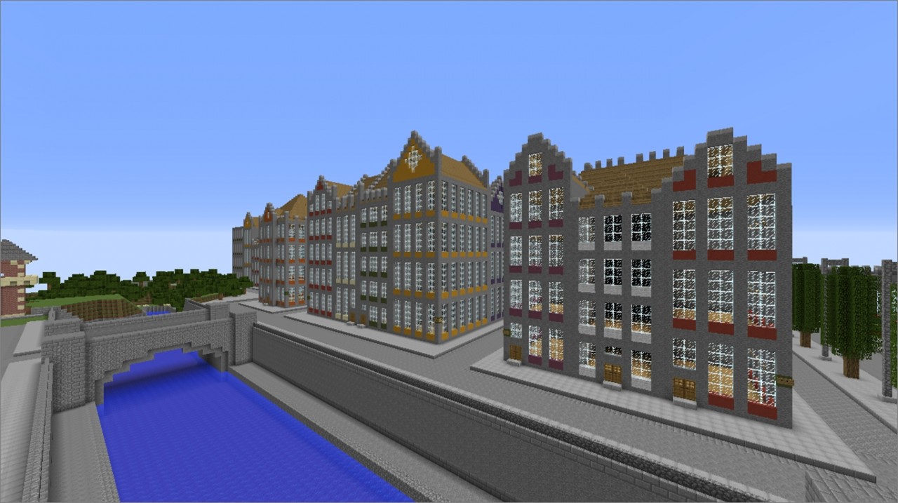 Dutch Style Neighbourhood Minecraft Map