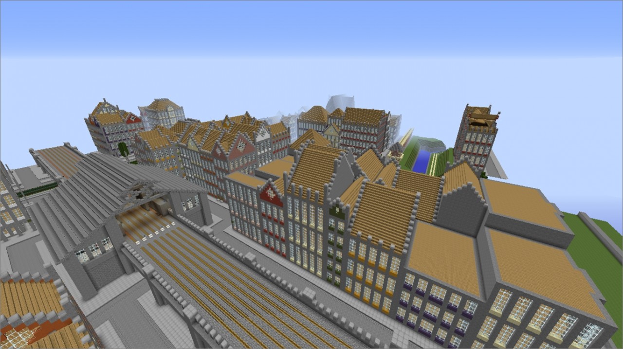 Dutch Style Neighbourhood Minecraft Map