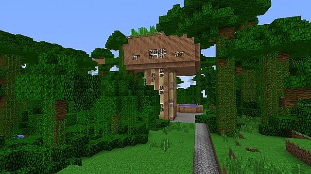 Jungle Tree fort. Minecraft Map