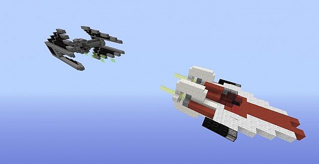 TIE Interceptor (Remake) Minecraft Map