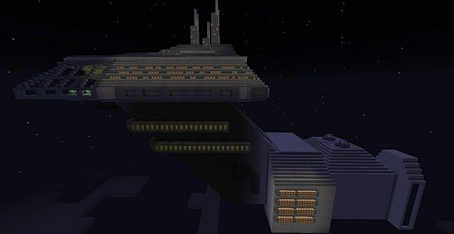 Star Wars Banking Clan Frigate Scale 1:1 Minecraft Map