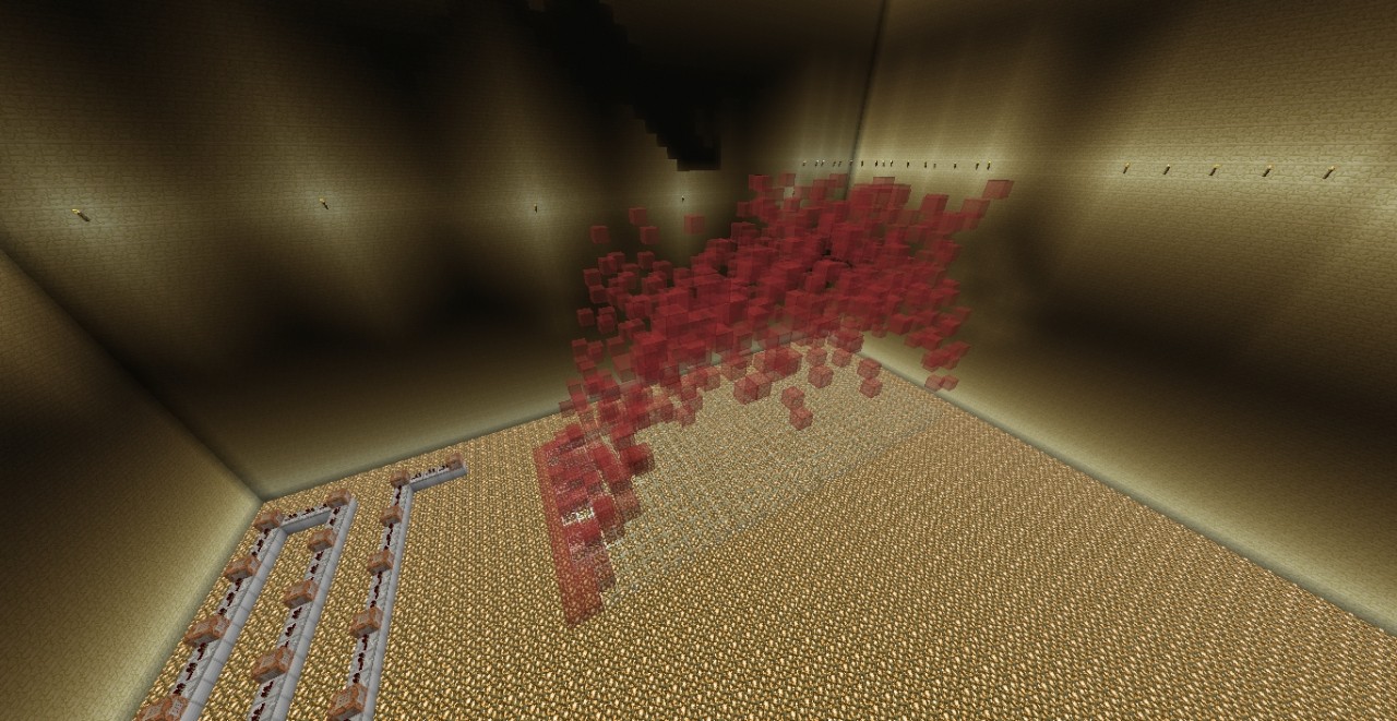 Laser Show in Minecraft Minecraft Map