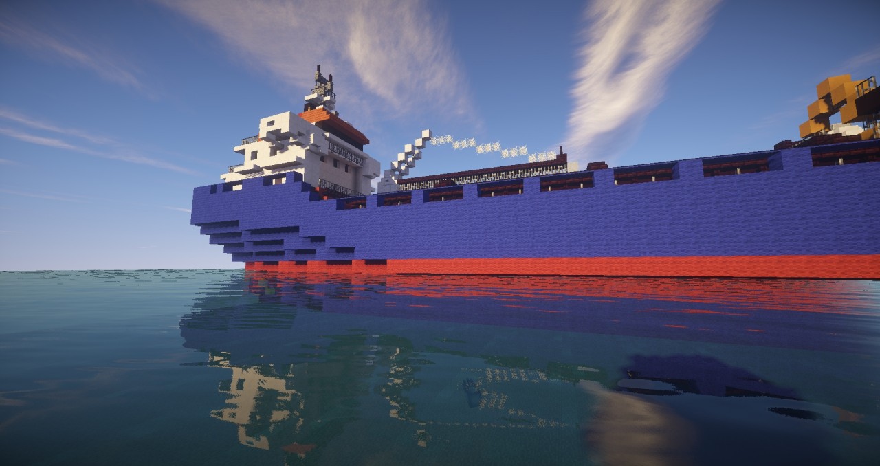 Swanland [Cargo Ship][1:1 Scale Full Interior] Minecraft Map