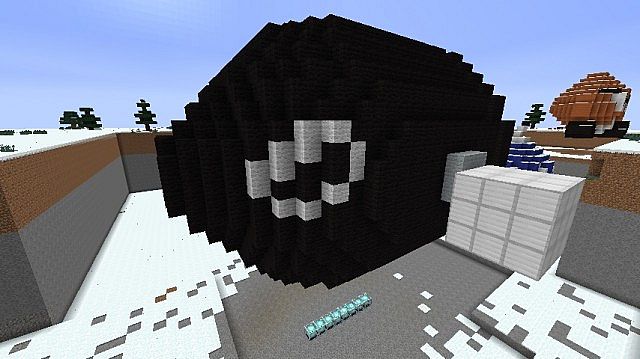 Giant Bullet Bill 3D Minecraft Map