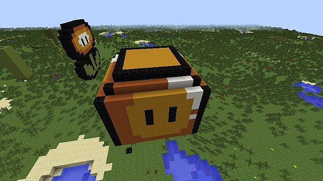 Giant Money Block 3D Minecraft Map