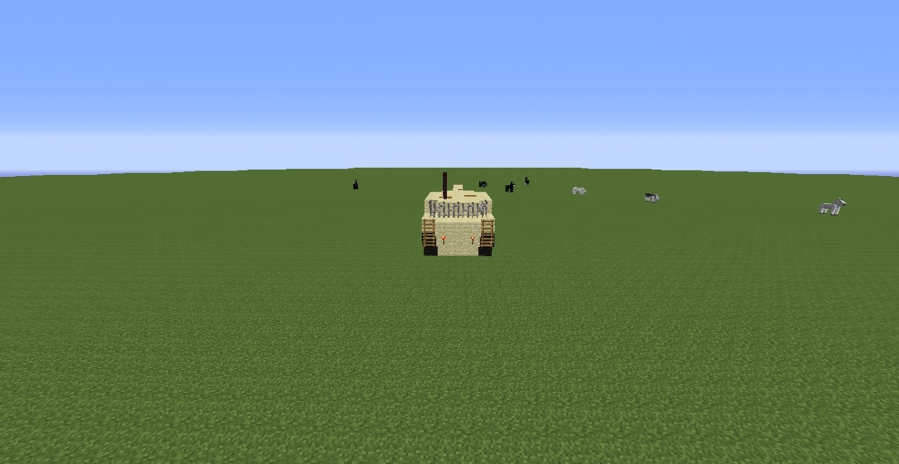 Redstone Functioning M1 Abrams Tank Minecraft Map