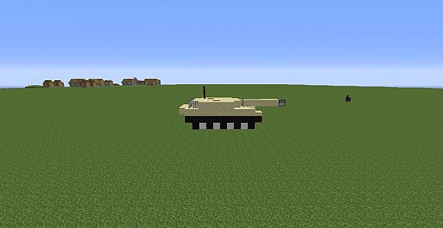 Redstone Functioning M1 Abrams Tank Minecraft Map