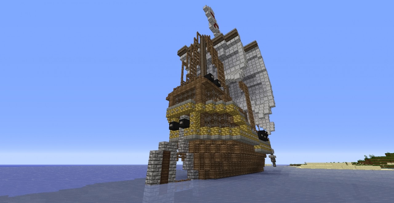 Merchant Sail Ship Minecraft Map