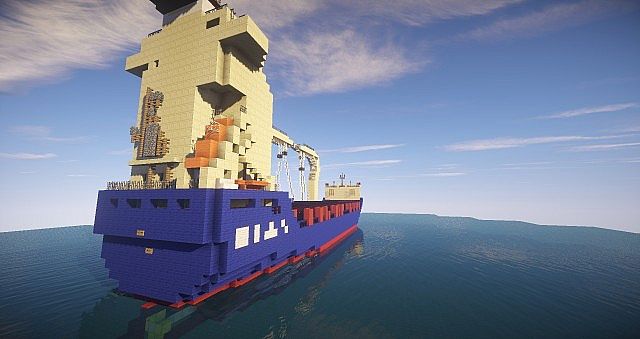 Clipper Century [Cargo Ship][1:1 Scale Full Interior] Minecraft Map