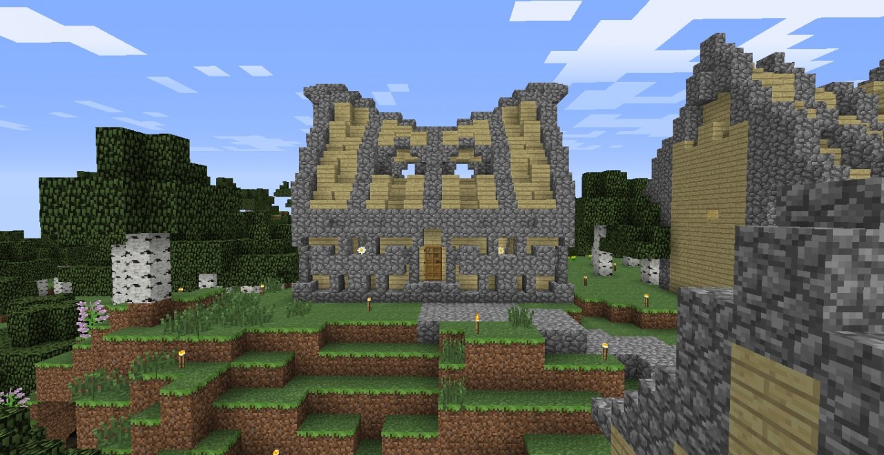 Large House Minecraft Map