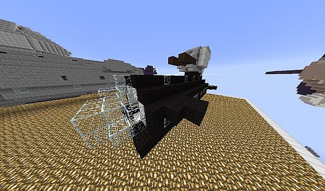 "black shadow" airship/warship Minecraft Map