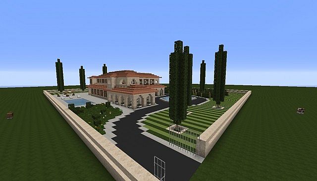 Italian Villa w/ wineyard Minecraft Map