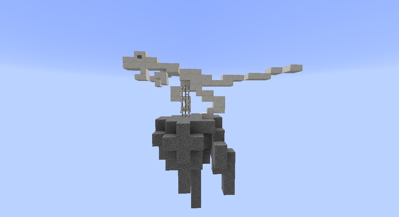 Small and Easy: Dino Skeleton Minecraft Map