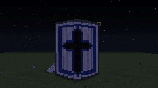 Sword And Templar Tower Shield Minecraft Map