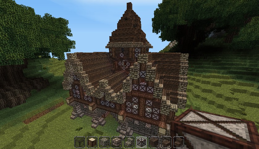 Medieval Town Hall/Multipurpose. Minecraft Map