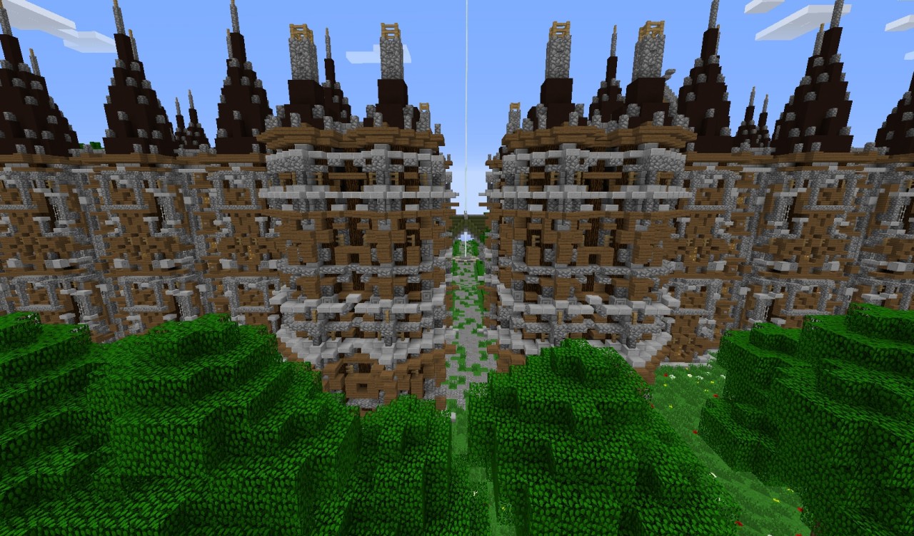 Spawn Building Minecraft Map