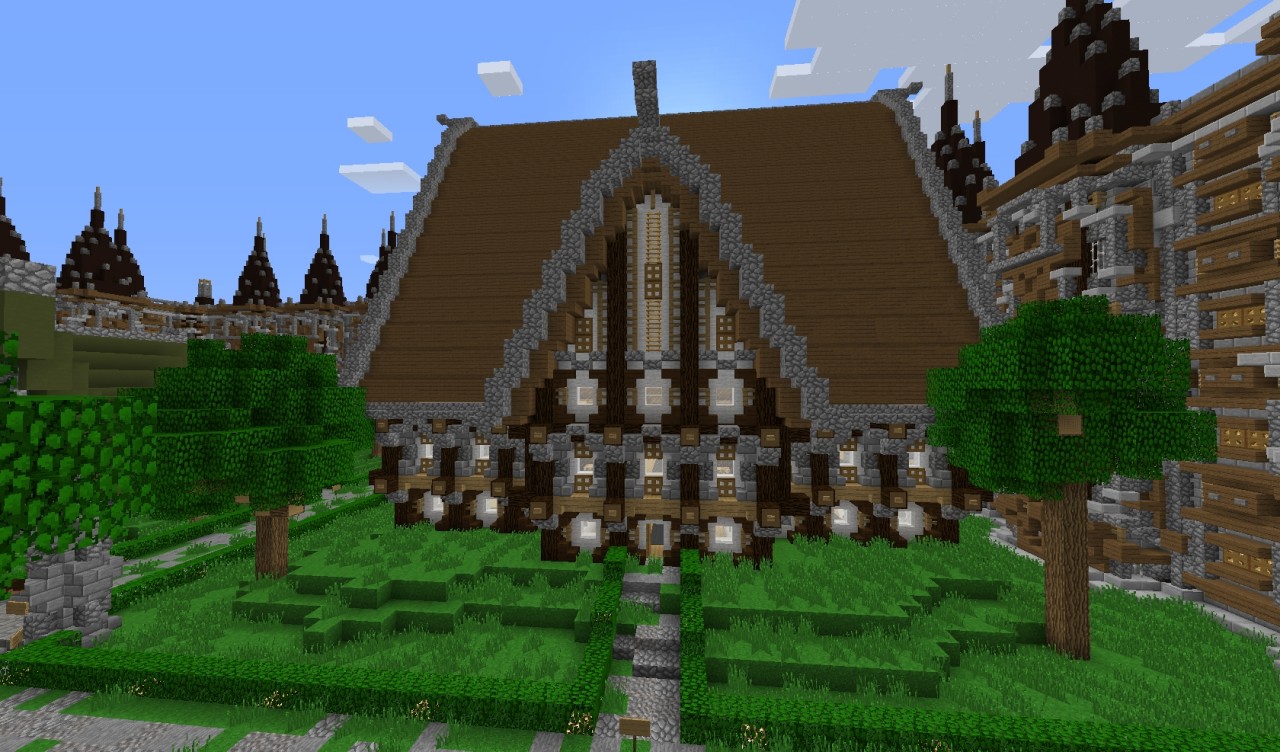 Spawn Building Minecraft Map