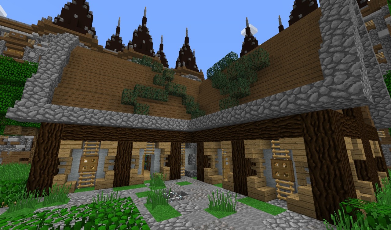 Spawn Building Minecraft Map