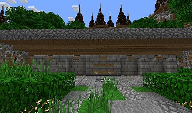 Spawn Building Minecraft Map