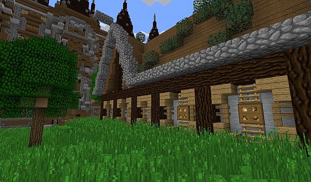 Spawn Building Minecraft Map