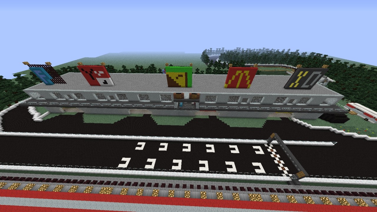 Silver-Forest Raceway Minecraft Map