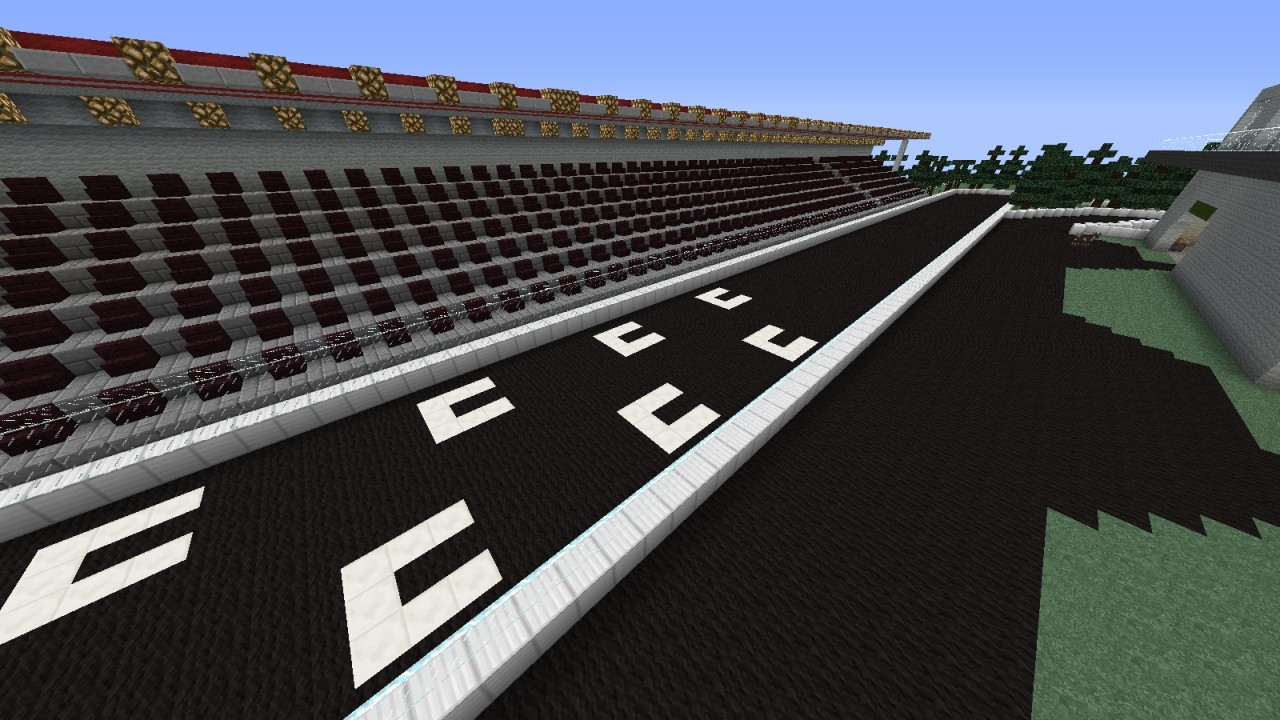 Silver-Forest Raceway Minecraft Map