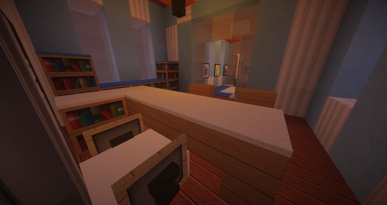 Contemporary colonial mansion Minecraft Map