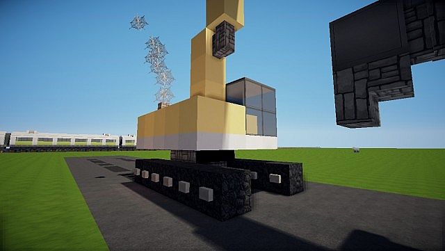 Minecraft Vehicle - Excavator (with TUTORIAL) Minecraft Map