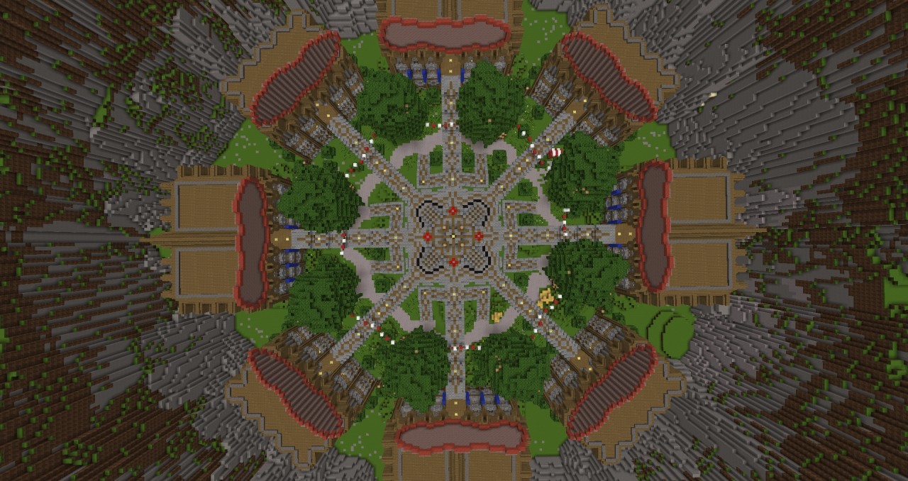 Minecraft Server Lobby/Hub Spawn Minecraft Map