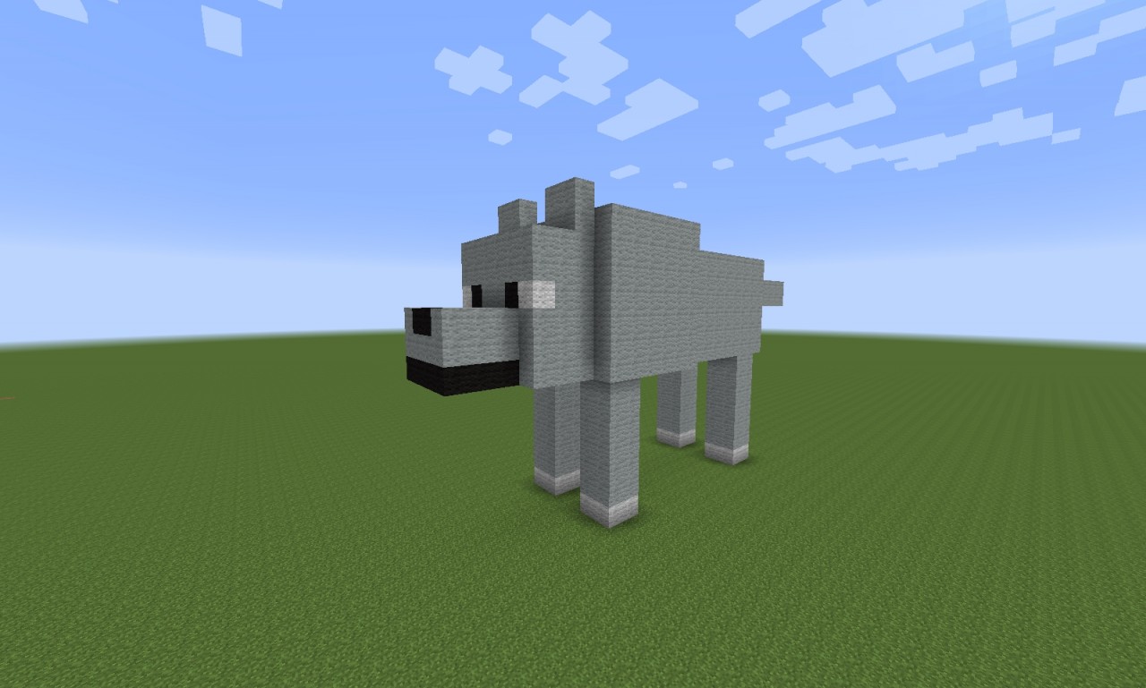 Wolf Statue Minecraft Map