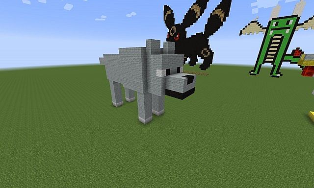 Wolf Statue Minecraft Map
