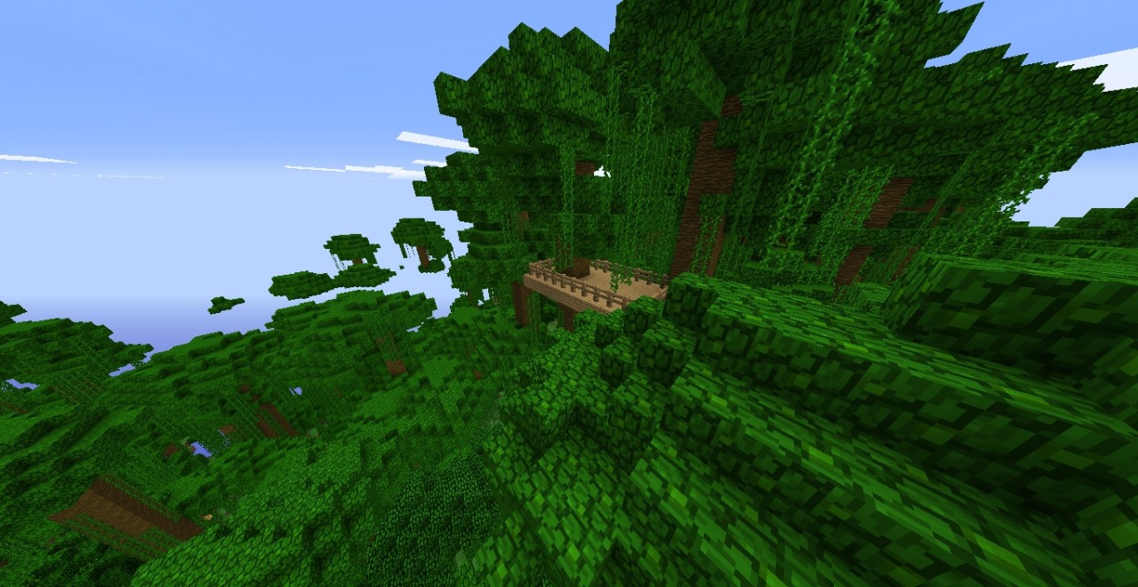 [CLOSED] [Non-Official] Jungle Tree House Competition - Starter map [CLOSED] Minecraft Map