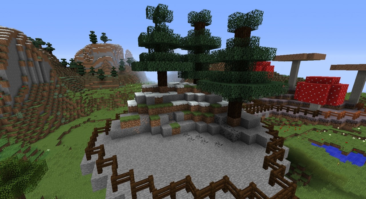 Biomes Circles Minecraft Map