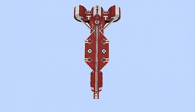 Star Wars Republic Frigate 7964 Minecraft Map