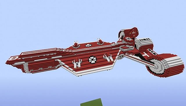 Star Wars Republic Frigate 7964 Minecraft Map