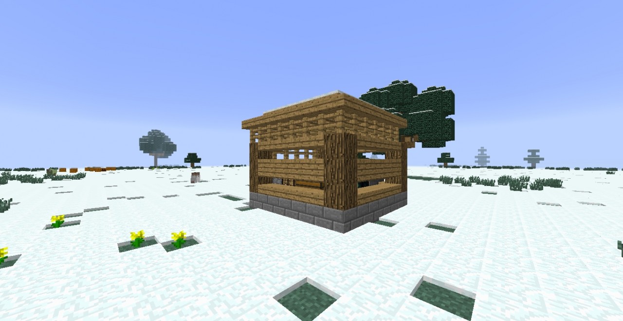 A Small Fence House Minecraft Map