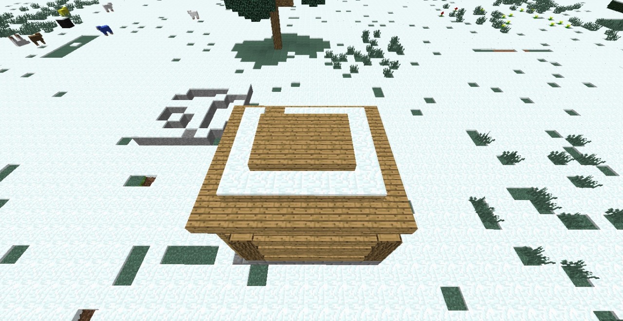 A Small Fence House Minecraft Map