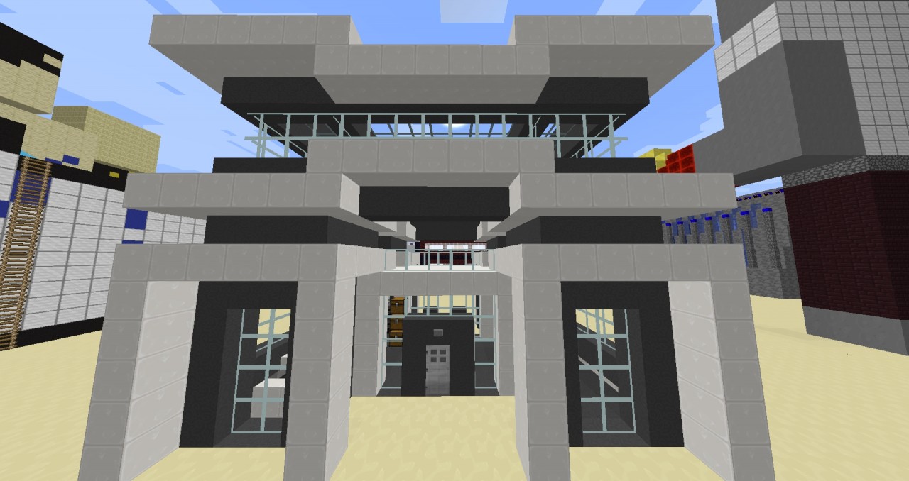 Small Quartz House Minecraft Map