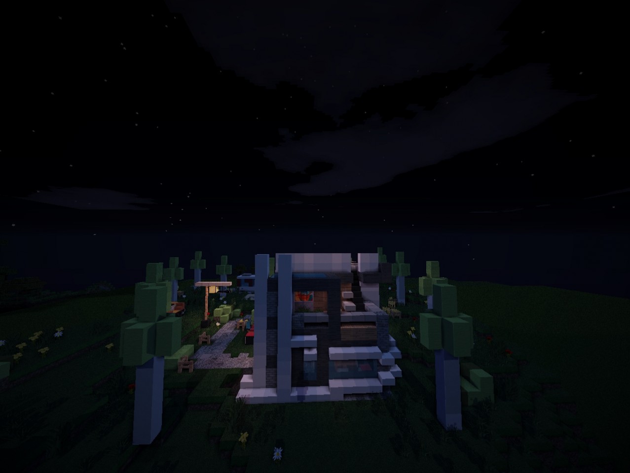 Modern house and plot ideas Minecraft Map