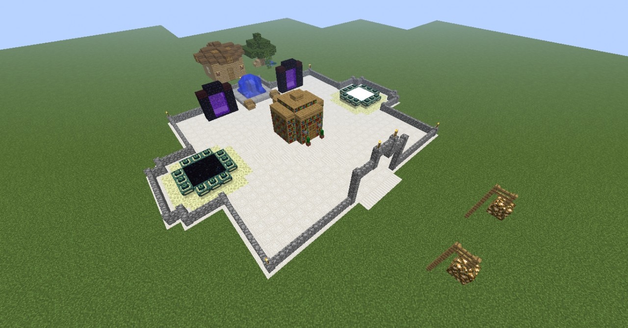 Spawn or Free for all Minecraft Map