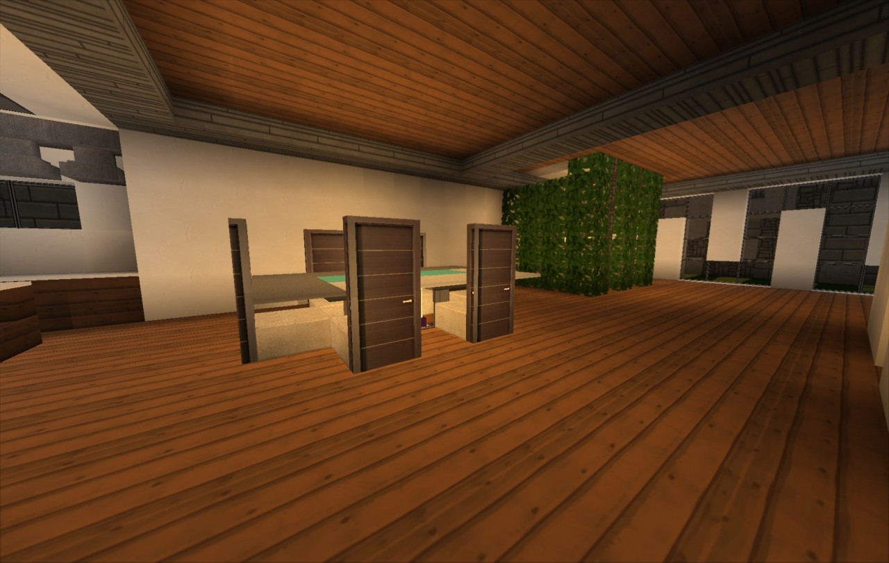 Modern Built Down House Minecraft Map