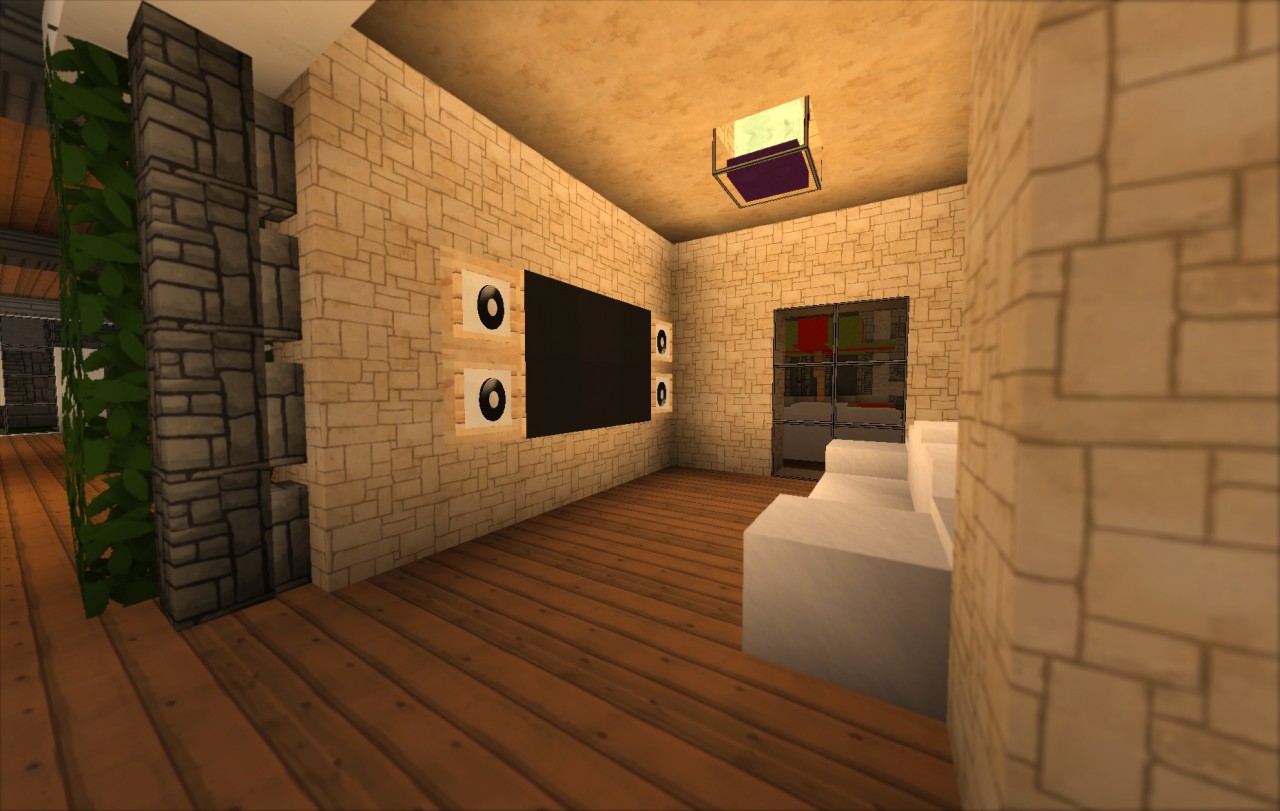 Modern Built Down House Minecraft Map