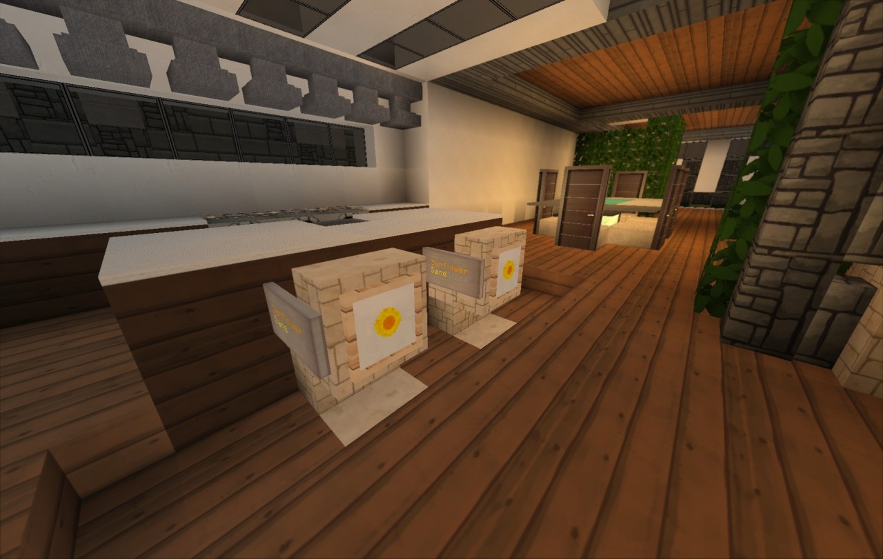 Modern Built Down House Minecraft Map