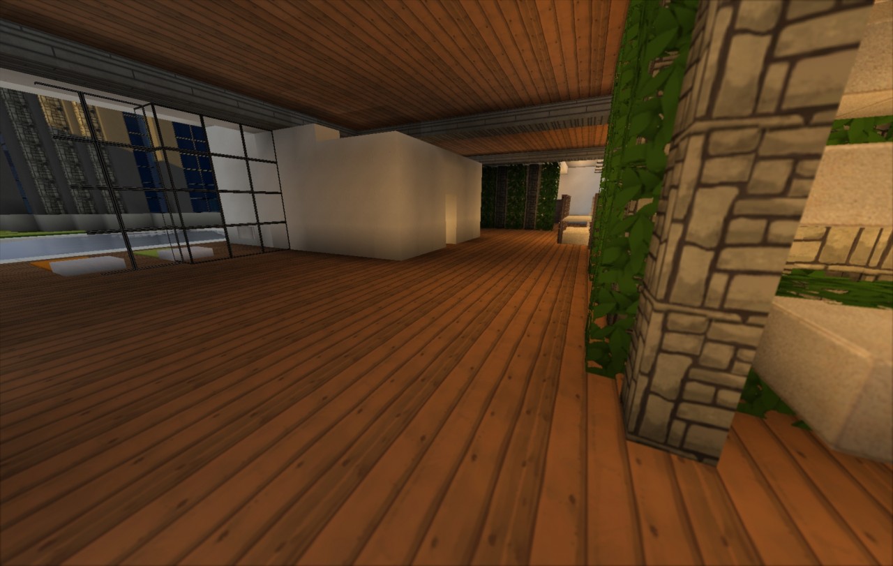 Modern Built Down House Minecraft Map