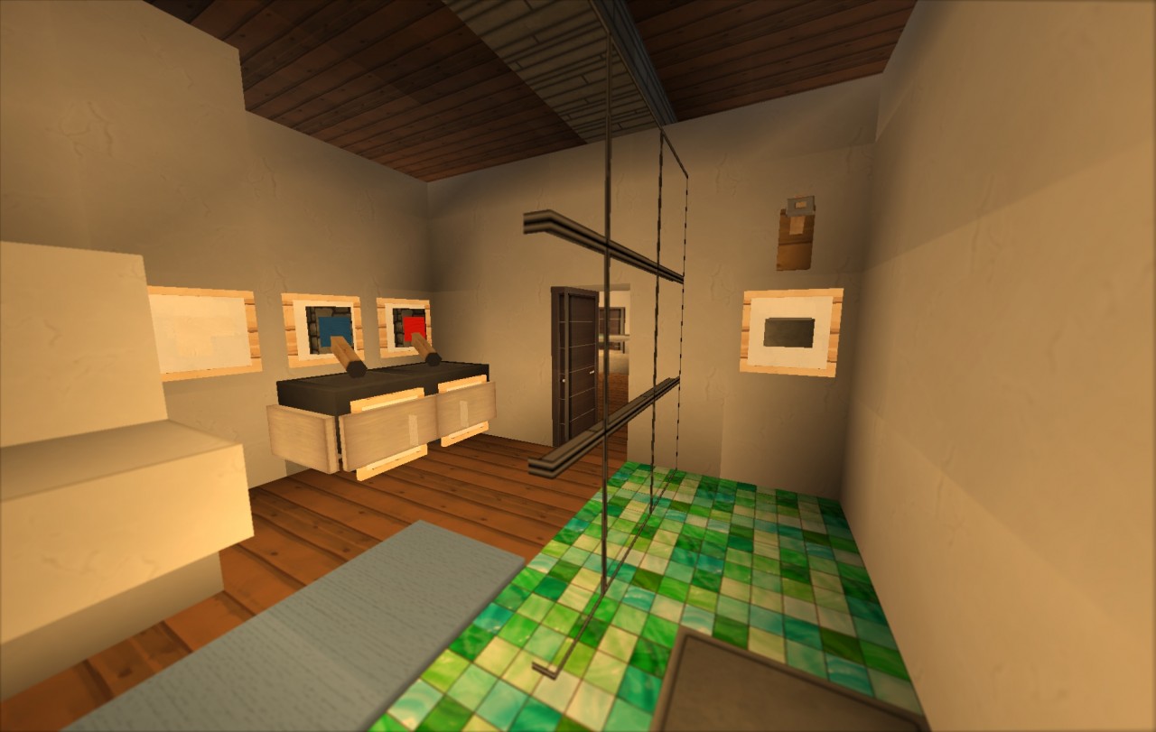 Modern Built Down House Minecraft Map