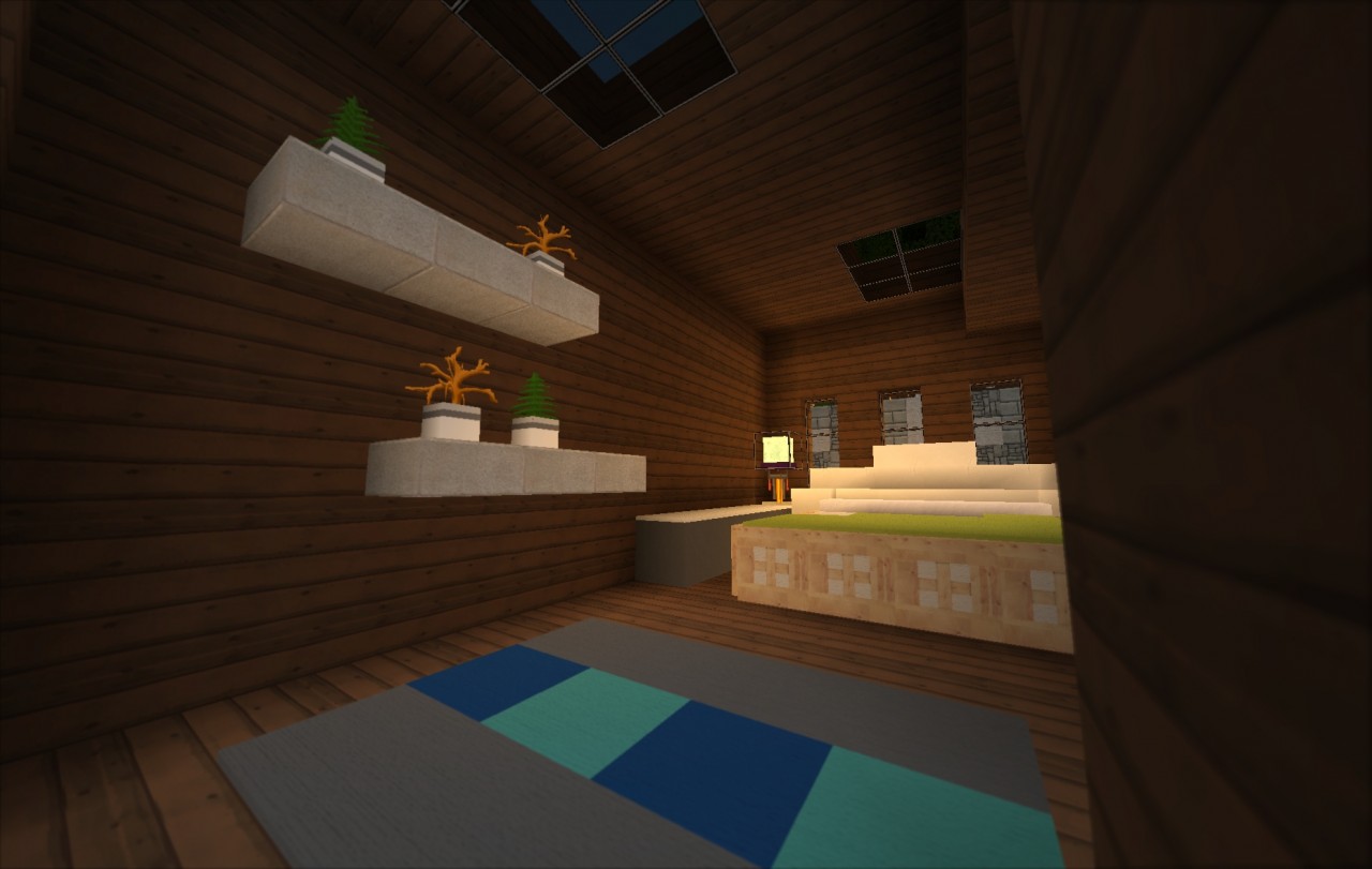 Modern Built Down House Minecraft Map