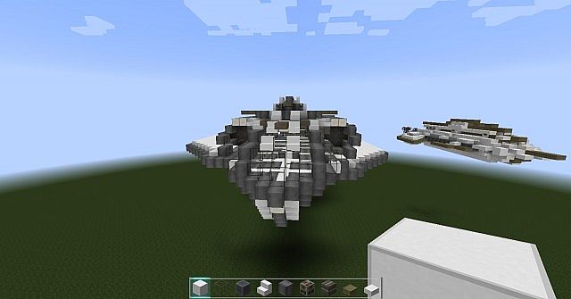 futuristic Space Ship Minecraft Map